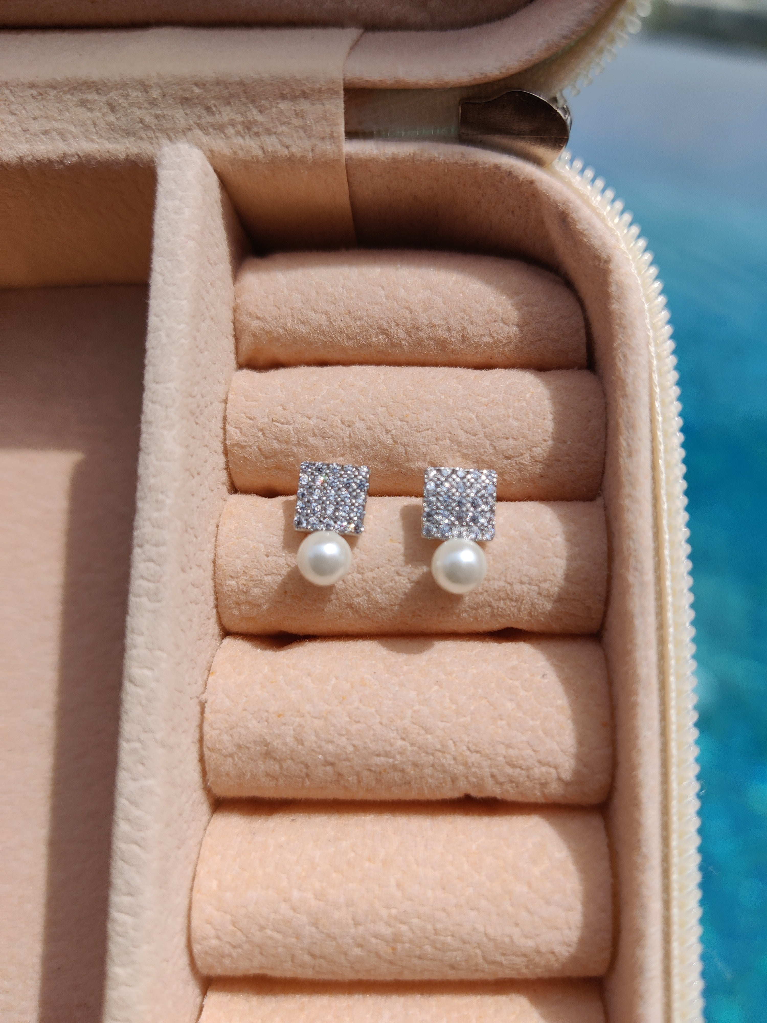 Alice Silver Studs – Luna Chic