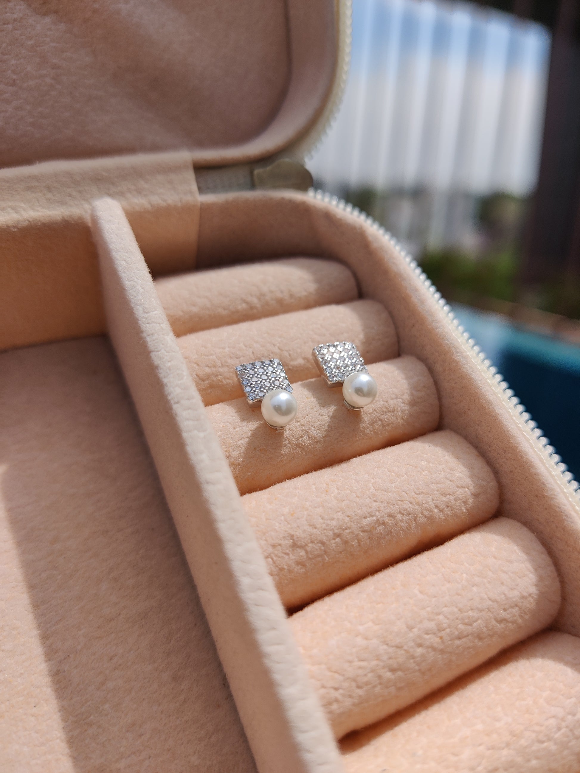 Alice Silver Studs – Luna Chic